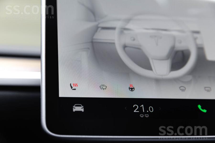 Balts Tesla Model Y 2022 Rīga, ar dzinēja tilpumu 0.00 L un nobraukumu 112 tūkst. km par 32740 €, foto 23 vietnē AUTOMOTO.COM.LV