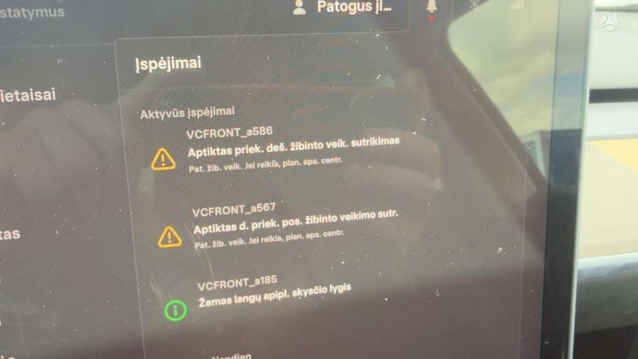 White Tesla Model Y 2022 in Siauliai, with an engine capacity of 0.00 L and mileage of 97 thousand km for 25350 €, photo 26 on AUTOMOTO.COM.LV