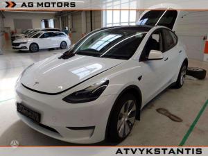 Balts Tesla Model Y 2022 Viļņa, ar dzinēja tilpumu 0.00 L un nobraukumu 99 tūkst. km par 33900 €, foto  vietnē AUTOMOTO.COM.LV