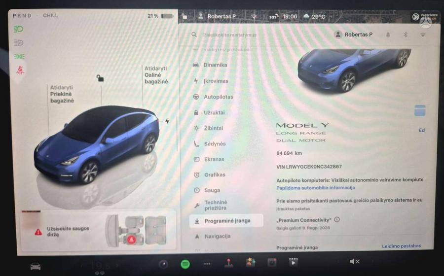 Белый Тесла Модель Y 2022 в Каунас, объемом двигателя 0.00 л и пробегом 85 тыс. км за 29999 €, фото 29 на AUTOMOTO.COM.LV