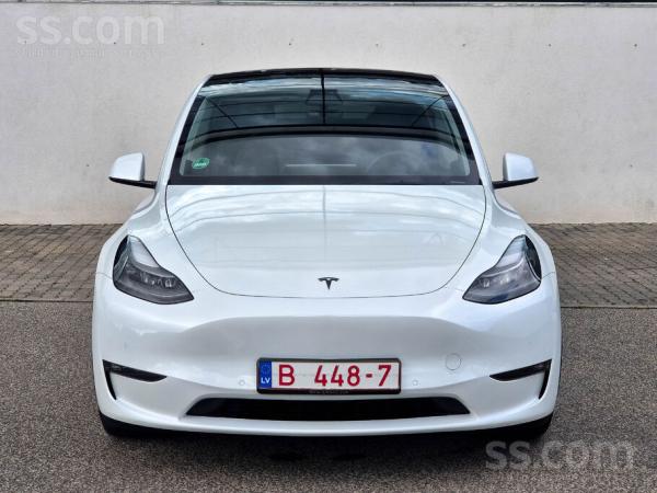 Тесла Модель Y 2022 в Рига на AUTOMOTO.COM.LV Белый Тесла Модель Y 2022 в Рига, объемом двигателя 0.00 л и пробегом 69 тыс. км за 35555 €, фото 3 на AUTOMOTO.COM.LV