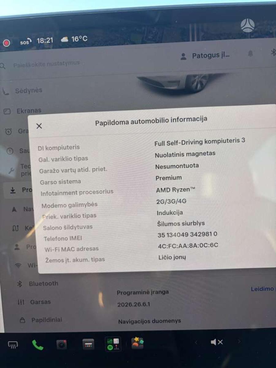 Balts Tesla Model Y 2022 Kauņa, ar dzinēja tilpumu 0.00 L un nobraukumu 68 tūkst. km par 34000 €, foto 47 vietnē AUTOMOTO.COM.LV