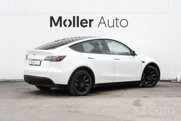 Balts Tesla Model Y 2022 Rīga, ar dzinēja tilpumu 0.00 L un nobraukumu 98 tūkst. km par 38900 €, foto 5 vietnē AUTOMOTO.COM.LV