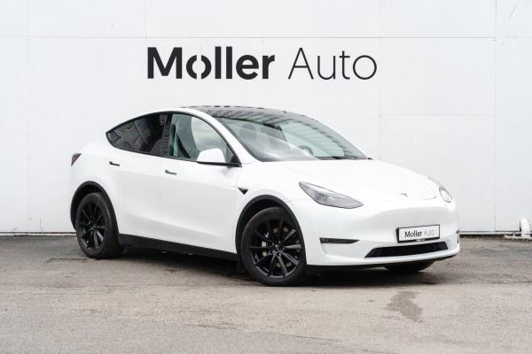 Balts Tesla Model Y 2022 Rīga, ar dzinēja tilpumu 0.00 L un nobraukumu 98 tūkst. km par 38900 €, foto 3 vietnē AUTOMOTO.COM.LV