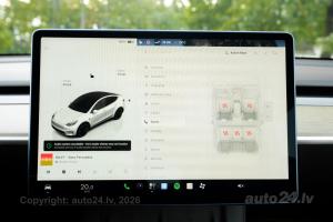 White Tesla Model Y 2022 in Tallinn, with an engine capacity of 0.00 L and mileage of 43 thousand km for 41000 €, photo 19 on AUTOMOTO.COM.LV