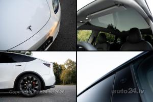 White Tesla Model Y 2022 in Tallinn, with an engine capacity of 0.00 L and mileage of 43 thousand km for 41000 €, photo 22 on AUTOMOTO.COM.LV