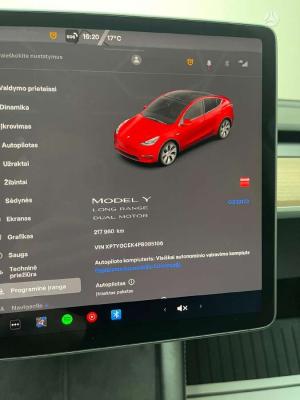 Balts Tesla Model Y 2023 Klaipėda, ar dzinēja tilpumu 0.00 L un nobraukumu 200 tūkst. km par 17200 €, foto 9 vietnē AUTOMOTO.COM.LV