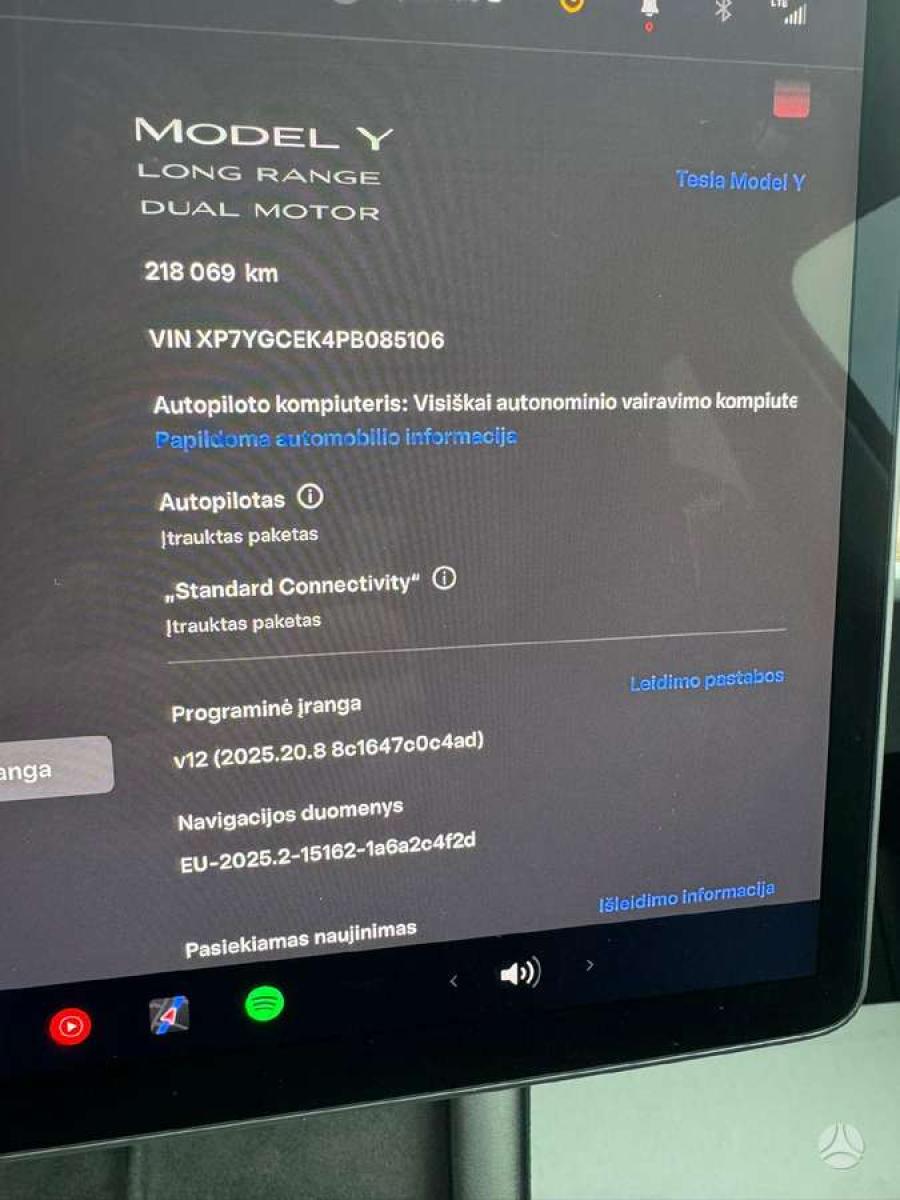 Белый Тесла Модель Y 2023 в Клайпеда, объемом двигателя 0.00 л и пробегом 218 тыс. км за 16900 €, фото 13 на AUTOMOTO.COM.LV