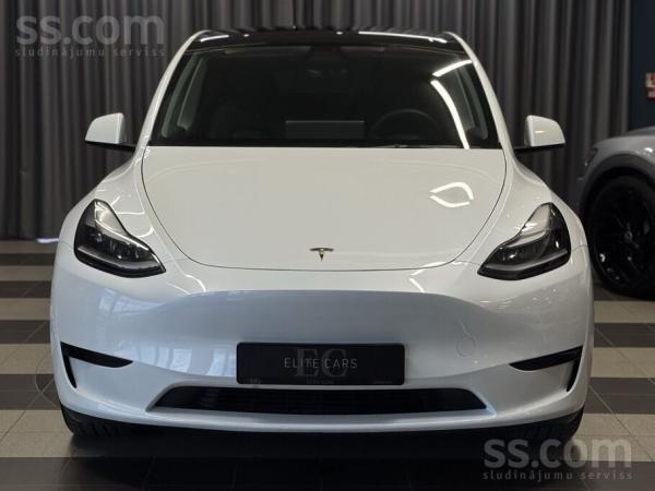 Balts Tesla Model Y 2023 Rīga, ar dzinēja tilpumu 0.00 L un nobraukumu 77 tūkst. km par 31990 €, foto 2 vietnē AUTOMOTO.COM.LV