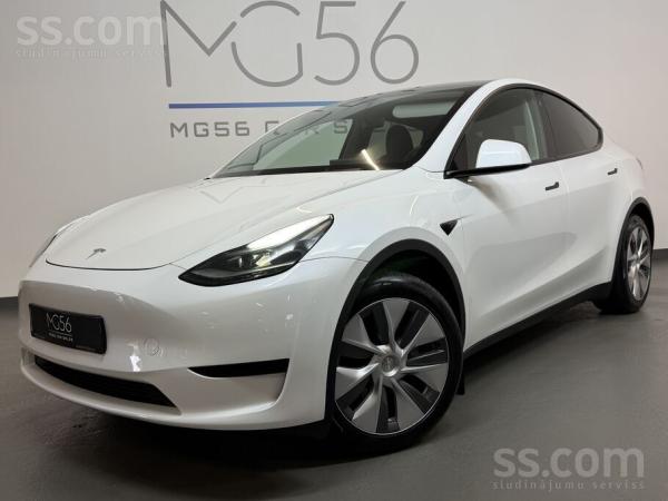 Balts Tesla Model Y 2023 Rīga, ar dzinēja tilpumu 0.00 L un nobraukumu 19 tūkst. km par 32900 €, foto 1 vietnē AUTOMOTO.COM.LV