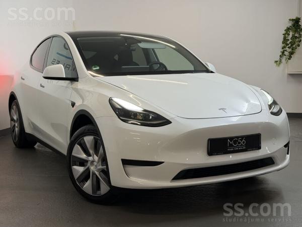 Balts Tesla Model Y 2023 Rīga, ar dzinēja tilpumu 0.00 L un nobraukumu 19 tūkst. km par 32900 €, foto 2 vietnē AUTOMOTO.COM.LV