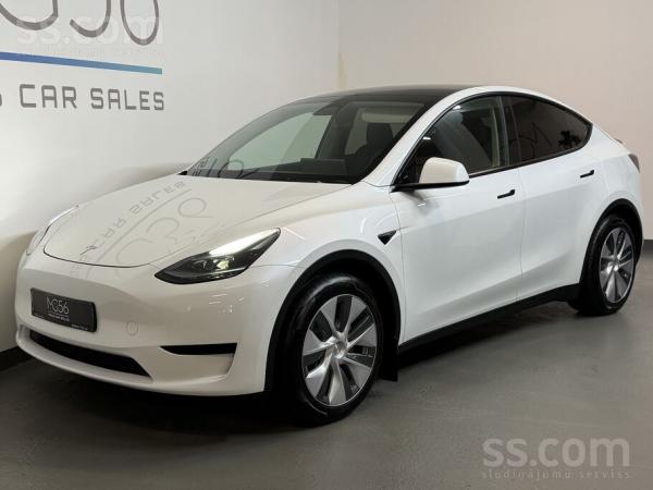Balts Tesla Model Y 2023 Rīga, ar dzinēja tilpumu 0.00 L un nobraukumu 19 tūkst. km par 32900 €, foto 3 vietnē AUTOMOTO.COM.LV