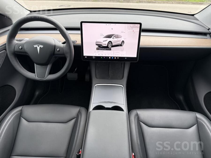Balts Tesla Model Y 2023 Rīga, ar dzinēja tilpumu 0.00 L un nobraukumu 44 tūkst. km par 38500 €, foto 12 vietnē AUTOMOTO.COM.LV