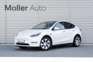 Balts Tesla Model Y 2023 Mārupe, ar dzinēja tilpumu 0.00 L un nobraukumu 760 tūkst. km par 40900 €, foto  vietnē AUTOMOTO.COM.LV