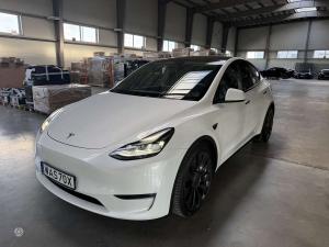 Белый Тесла Модель Y 2023 в Вильнюс, объемом двигателя 0.00 л и пробегом 73 тыс. км за 38900 €, фото 17 на AUTOMOTO.COM.LV