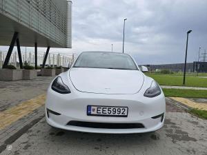 Balts Tesla Model Y 2023 Klaipėda, ar dzinēja tilpumu 0.00 L un nobraukumu 52 tūkst. km par 32500 €, foto 11 vietnē AUTOMOTO.COM.LV