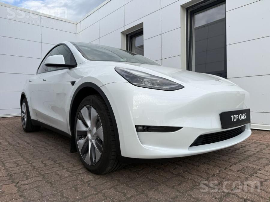 Balts Tesla Model Y 2023 Rīga, ar dzinēja tilpumu 0.00 L un nobraukumu 64 tūkst. km par 36500 €, foto 3 vietnē AUTOMOTO.COM.LV