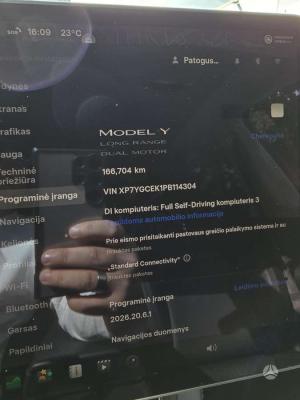 Белый Тесла Модель Y 2023 в Вильнюс, объемом двигателя 0.00 л и пробегом 167 тыс. км за 23500 €, фото 11 на AUTOMOTO.COM.LV