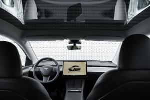 White Tesla Model Y 2023 in Marupe, with an engine capacity of 0.00 L and mileage of 78 thousand km for 41200 €, photo 20 on AUTOMOTO.COM.LV