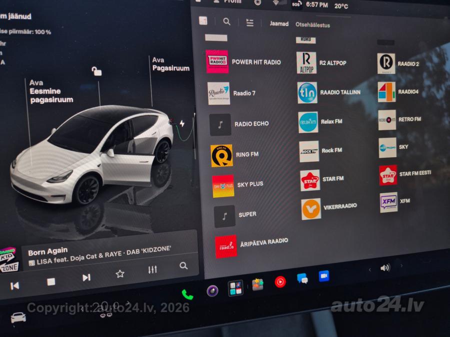 Balts Tesla Model Y 2023 Tartu, ar dzinēja tilpumu 0.00 L un nobraukumu 73 tūkst. km par 36790 €, foto 18 vietnē AUTOMOTO.COM.LV