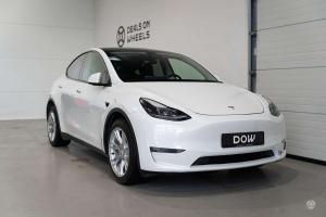 Balts Tesla Model Y 2023 Viļņa, ar dzinēja tilpumu 0.00 L un nobraukumu 157 tūkst. km par 25990 €, foto  vietnē AUTOMOTO.COM.LV