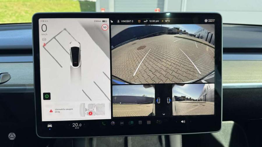 Balts Tesla Model Y 2023 Viļņa, ar dzinēja tilpumu 0.00 L un nobraukumu 50 tūkst. km par 28500 €, foto 25 vietnē AUTOMOTO.COM.LV