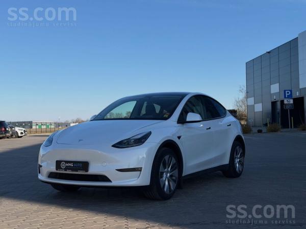 Balts Tesla Model Y 2023 Rīga, ar dzinēja tilpumu 0.00 L un nobraukumu 66 tūkst. km par 38900 €, foto 3 vietnē AUTOMOTO.COM.LV