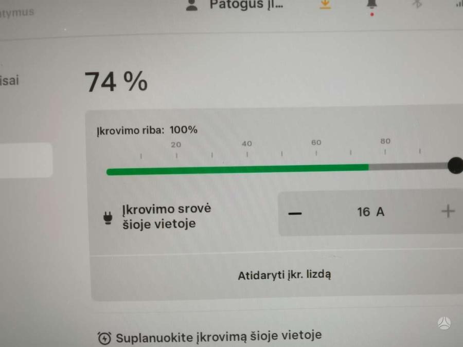 White Tesla Model Y 2024 in Kaunas, with an engine capacity of 0.00 L and mileage of 34 thousand km for 12300 €, photo 26 on AUTOMOTO.COM.LV