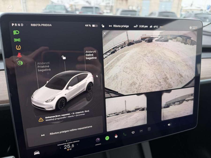 Balts Tesla Model Y 2024 Šauļi, ar dzinēja tilpumu 0.00 L un nobraukumu 88 tūkst. km par 29400 €, foto 18 vietnē AUTOMOTO.COM.LV
