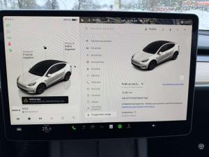 Белый Тесла Модель Y 2024 в Вильнюс, объемом двигателя 0.00 л и пробегом 21 тыс. км за 31900 €, фото 14 на AUTOMOTO.COM.LV