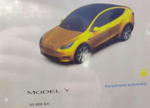 Balts Tesla Model Y 2024 Kauņa, ar dzinēja tilpumu 0.00 L un nobraukumu 48 tūkst. km par 15500 €, foto 4 vietnē AUTOMOTO.COM.LV