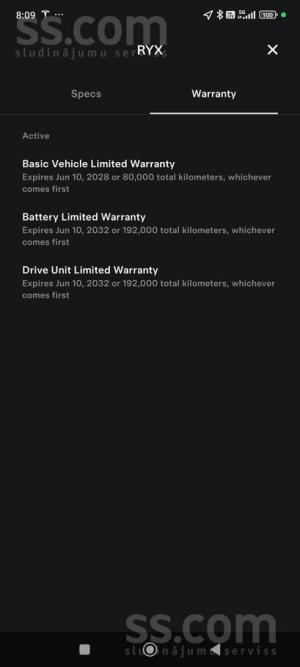 Balts Tesla Model Y 2024 Rīga, ar dzinēja tilpumu 0.00 L un nobraukumu 79 tūkst. km par 34500 €, foto 13 vietnē AUTOMOTO.COM.LV