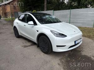 Balts Tesla Model Y 2024 Rīga, ar dzinēja tilpumu 0.00 L un nobraukumu 41 tūkst. km par 34000 €, foto  vietnē AUTOMOTO.COM.LV