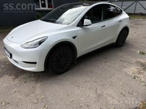 Balts Tesla Model Y 2024 Rīga, ar dzinēja tilpumu 0.00 L un nobraukumu 41 tūkst. km par 34000 €, foto 7 vietnē AUTOMOTO.COM.LV