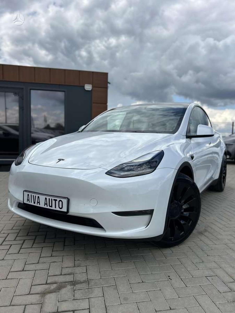 Balts Tesla Model Y 2025 Kauņa, ar dzinēja tilpumu 0.00 L un nobraukumu 7 tūkst. km par 38500 €, foto 3 vietnē AUTOMOTO.COM.LV