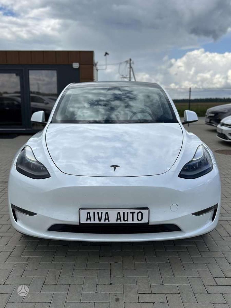 Balts Tesla Model Y 2025 Kauņa, ar dzinēja tilpumu 0.00 L un nobraukumu 7 tūkst. km par 38500 €, foto 6 vietnē AUTOMOTO.COM.LV