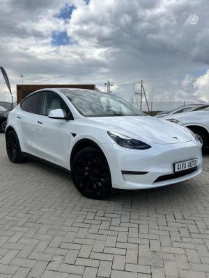 Balts Tesla Model Y 2025 Kauņa, ar dzinēja tilpumu 0.00 L un nobraukumu 7 tūkst. km par 38500 €, foto 8 vietnē AUTOMOTO.COM.LV