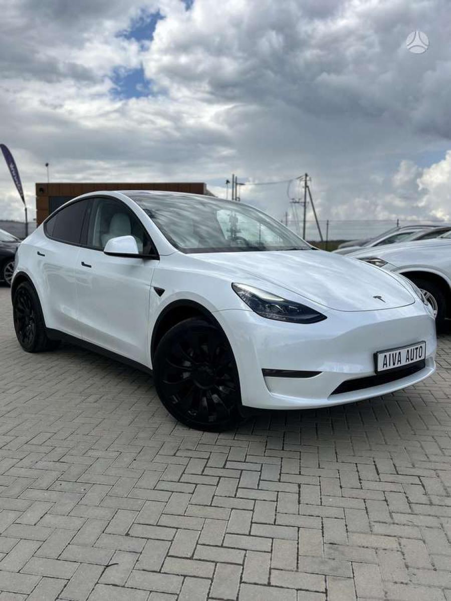 Balts Tesla Model Y 2025 Kauņa, ar dzinēja tilpumu 0.00 L un nobraukumu 7 tūkst. km par 38500 €, foto 8 vietnē AUTOMOTO.COM.LV