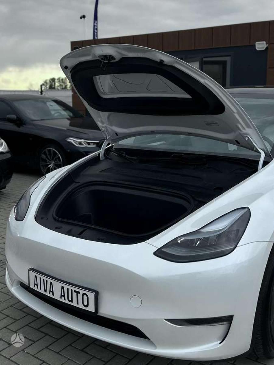 Balts Tesla Model Y 2025 Kauņa, ar dzinēja tilpumu 0.00 L un nobraukumu 7 tūkst. km par 38500 €, foto 41 vietnē AUTOMOTO.COM.LV