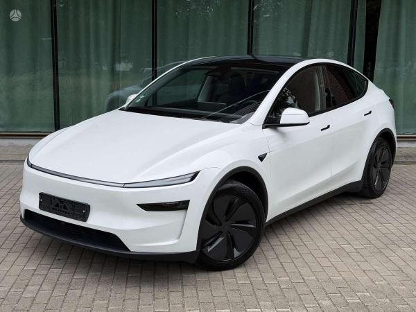 Белый Тесла Модель Y 2025 в Каунас, объемом двигателя 0.00 л и пробегом 40 тыс. км за 40414 €, фото 1 на AUTOMOTO.COM.LV