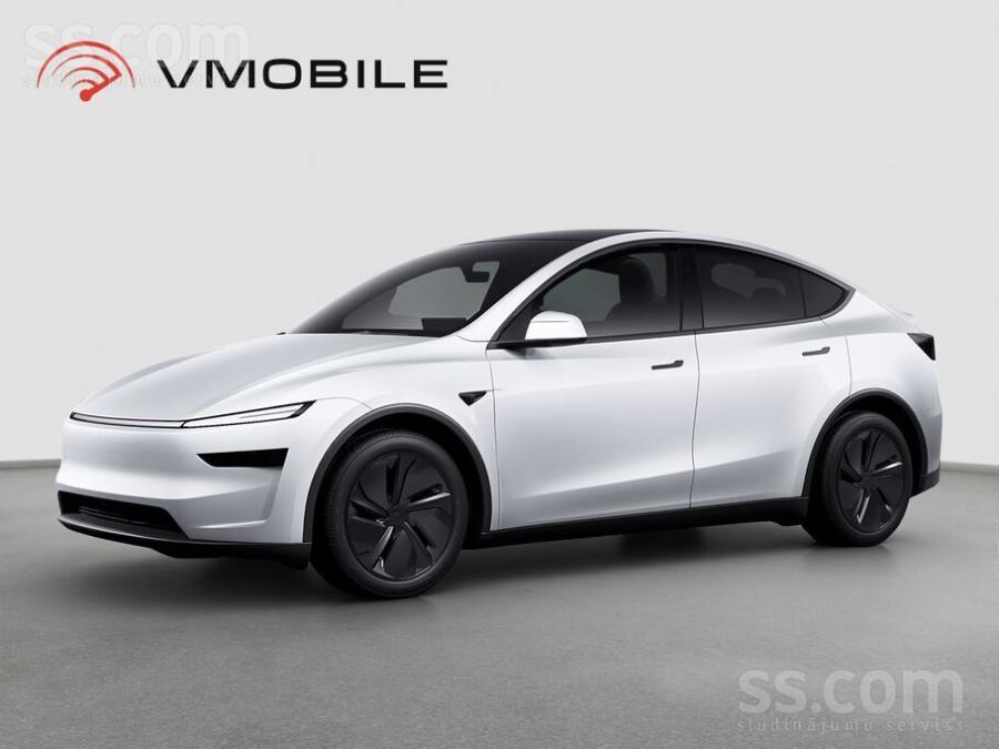Balts Tesla Model Y 2026 Rīga, ar dzinēja tilpumu 0.00 L un nobraukumu 0 tūkst. km par 63450 €, foto 1 vietnē AUTOMOTO.COM.LV