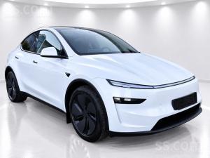 Тесла Модель Y 2026 в Рига на AUTOMOTO.COM.LV Белый Тесла Модель Y 2026 в Рига, объемом двигателя 0.00 л и пробегом 0 тыс. км за 64000 €, фото 1 на AUTOMOTO.COM.LV