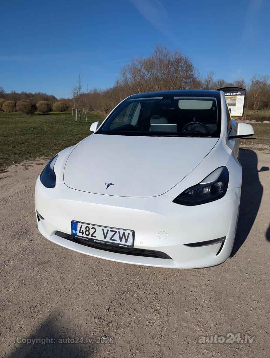 Balts Tesla Model Y 2021 Tallina, ar dzinēja tilpumu 0.00 L un nobraukumu 285 tūkst. km par 26900 €, foto 3 vietnē AUTOMOTO.COM.LV