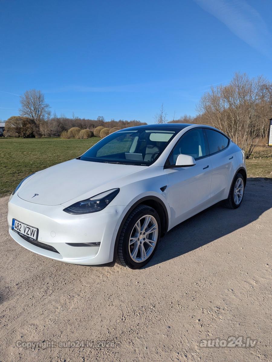 Balts Tesla Model Y 2021 Tallina, ar dzinēja tilpumu 0.00 L un nobraukumu 285 tūkst. km par 26900 €, foto 4 vietnē AUTOMOTO.COM.LV