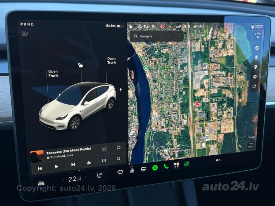 Белый Тесла Модель Y 2021 в Пярну, объемом двигателя 0.00 л и пробегом 136 тыс. км за 31900 €, фото 11 на AUTOMOTO.COM.LV