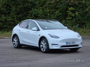 Белый Тесла Модель Y 2021 в Пярну, объемом двигателя 0.00 л и пробегом 127 тыс. км за 28990 €, фото  на AUTOMOTO.COM.LV
