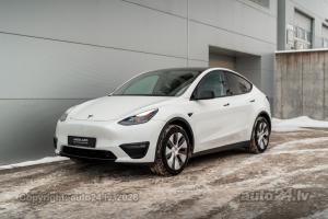Balts Tesla Model Y 2022 Tartu, ar dzinēja tilpumu 0.00 L un nobraukumu 46 tūkst. km par 34900 €, foto  vietnē AUTOMOTO.COM.LV