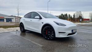 Balts Tesla Model Y 2022 Pērnava, ar dzinēja tilpumu 0.00 L un nobraukumu 56 tūkst. km par 37000 €, foto  vietnē AUTOMOTO.COM.LV
