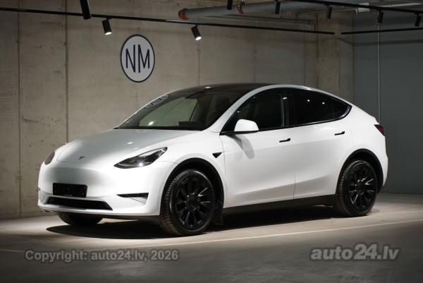 Balts Tesla Model Y 2022 Tallina, ar dzinēja tilpumu 0.00 L un nobraukumu 87 tūkst. km par 33990 €, foto 1 vietnē AUTOMOTO.COM.LV