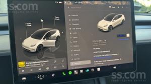 Balts Tesla Model Y 2022 Cēsis, ar dzinēja tilpumu 0.00 L un nobraukumu 124 tūkst. km par 29990 €, foto 9 vietnē AUTOMOTO.COM.LV